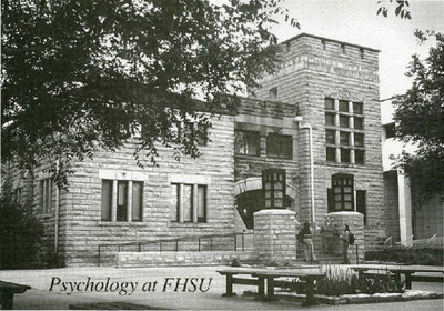 ""Psychology at FHSU" Martin Allen Hall Postcard" by Fort Hays Kansas ...