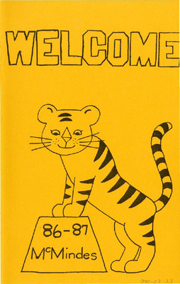 "McMindes Hall Guide 1986-1987" by Fort Hays Kansas State College